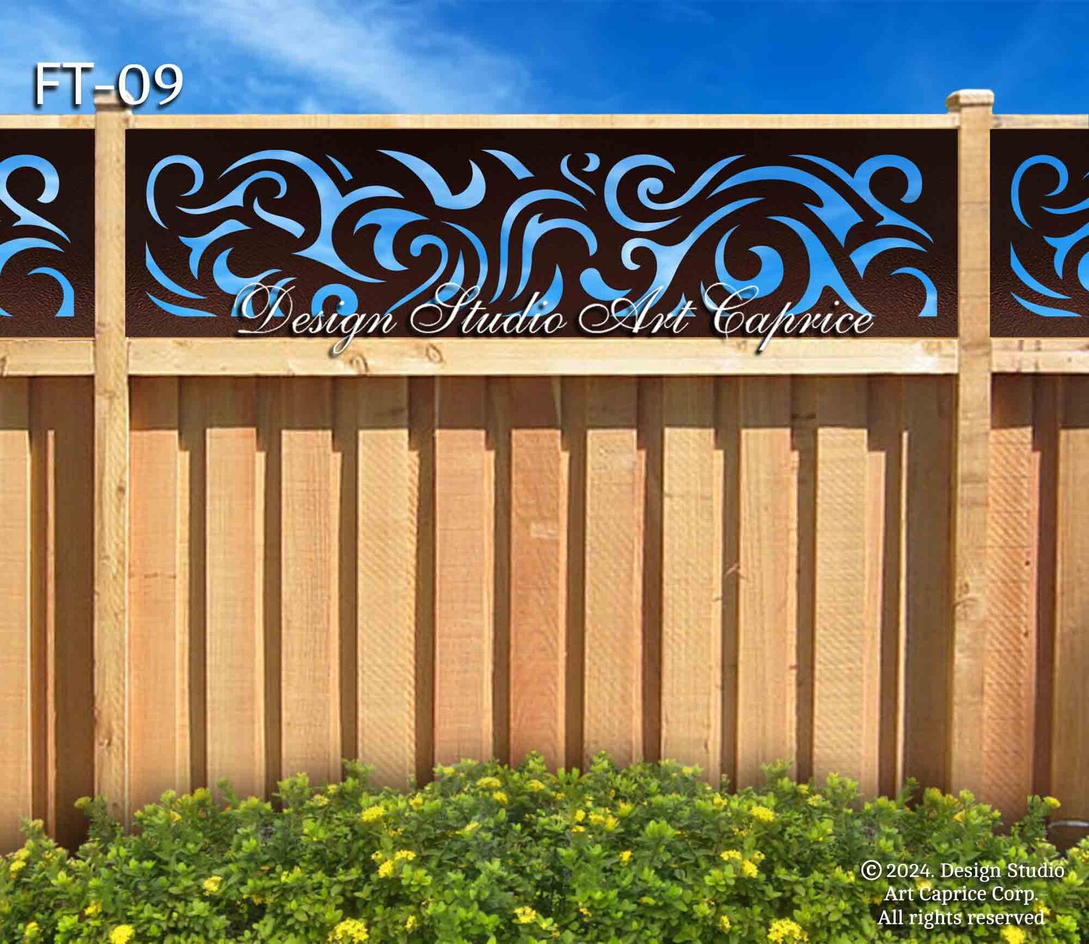 Aluminum Fence Topper /custom Order/ Metal Privacy Screen /fencing ...