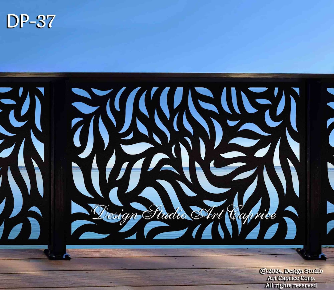 Metal Railing Panel / Deck Railing / Stair Railing / Custom Order ...