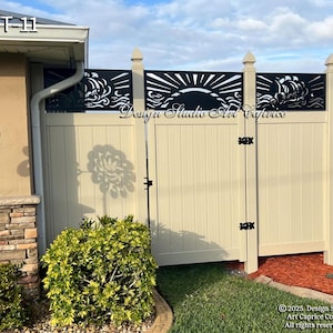 Aluminum Fence Topper /custom Order/ Metal Privacy Screen /fencing ...