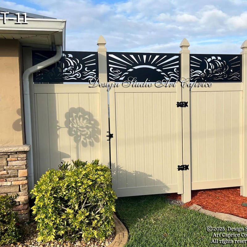 Privacy Fence Topper - Etsy
