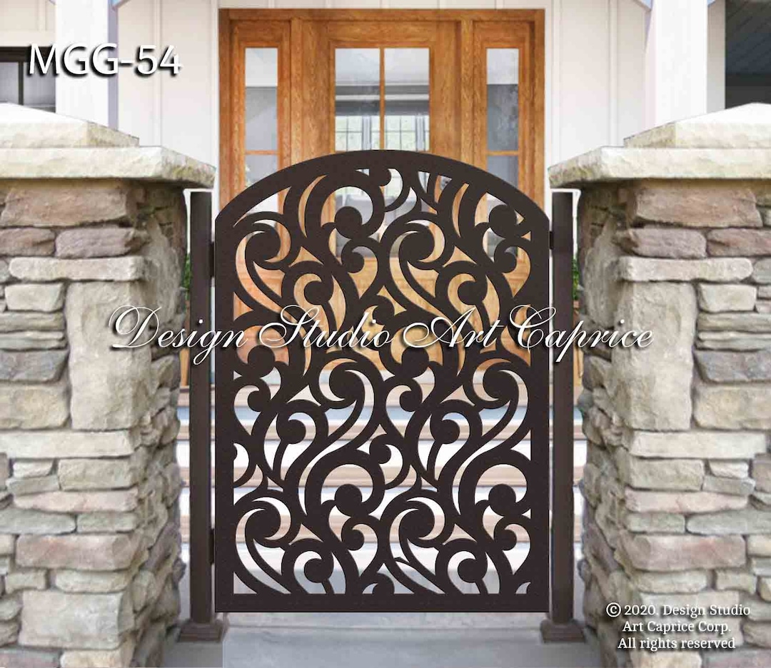Custom Metal Entry Gate / Artistic & Unique Design / Made-to-order ...