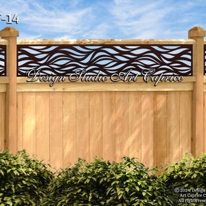 Aluminum Fence Topper /custom Order/ Metal Privacy Screen /fencing ...