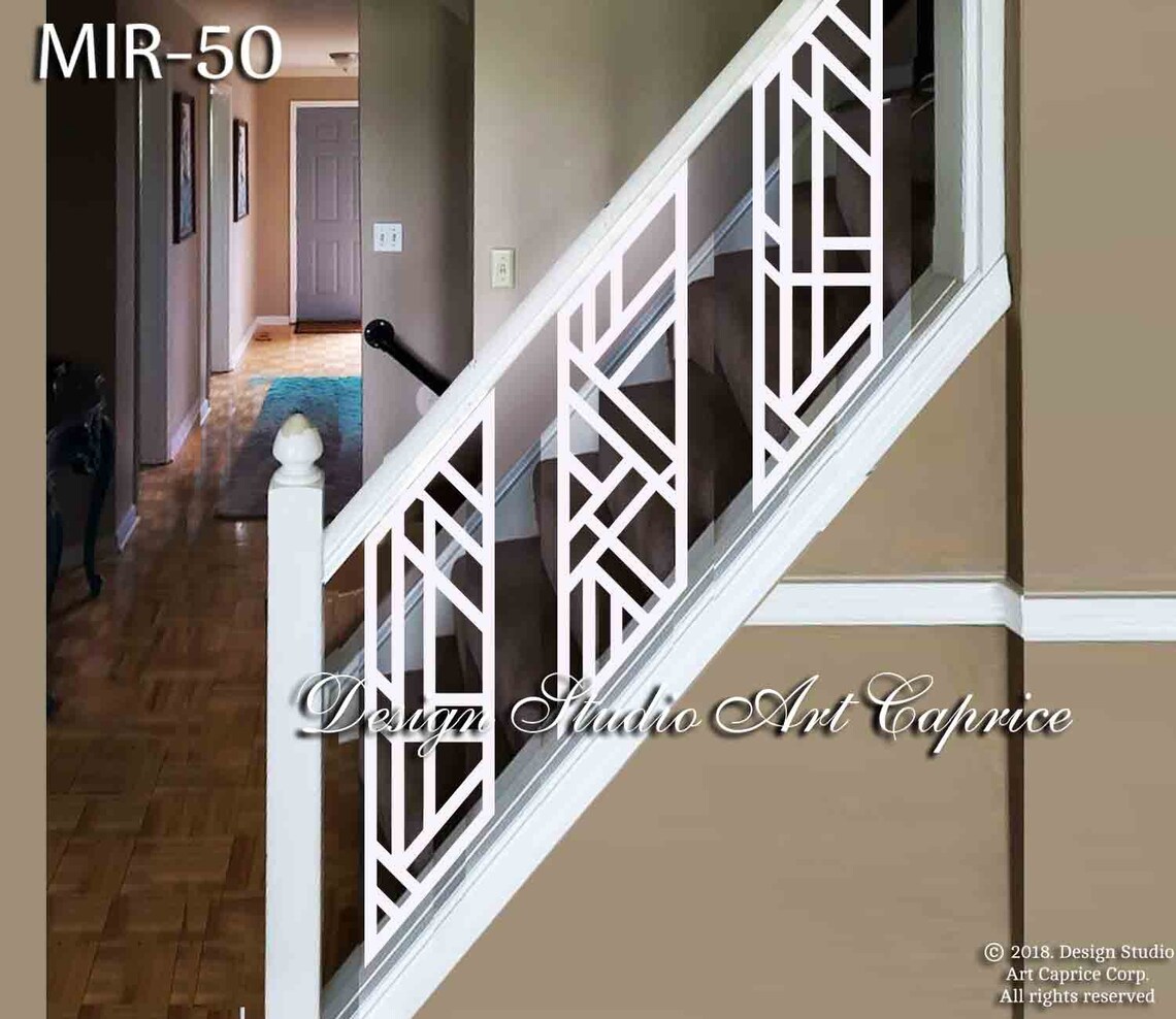 Modern Interior Railings/ Staircase Decorative Panel Inserts/ | Etsy