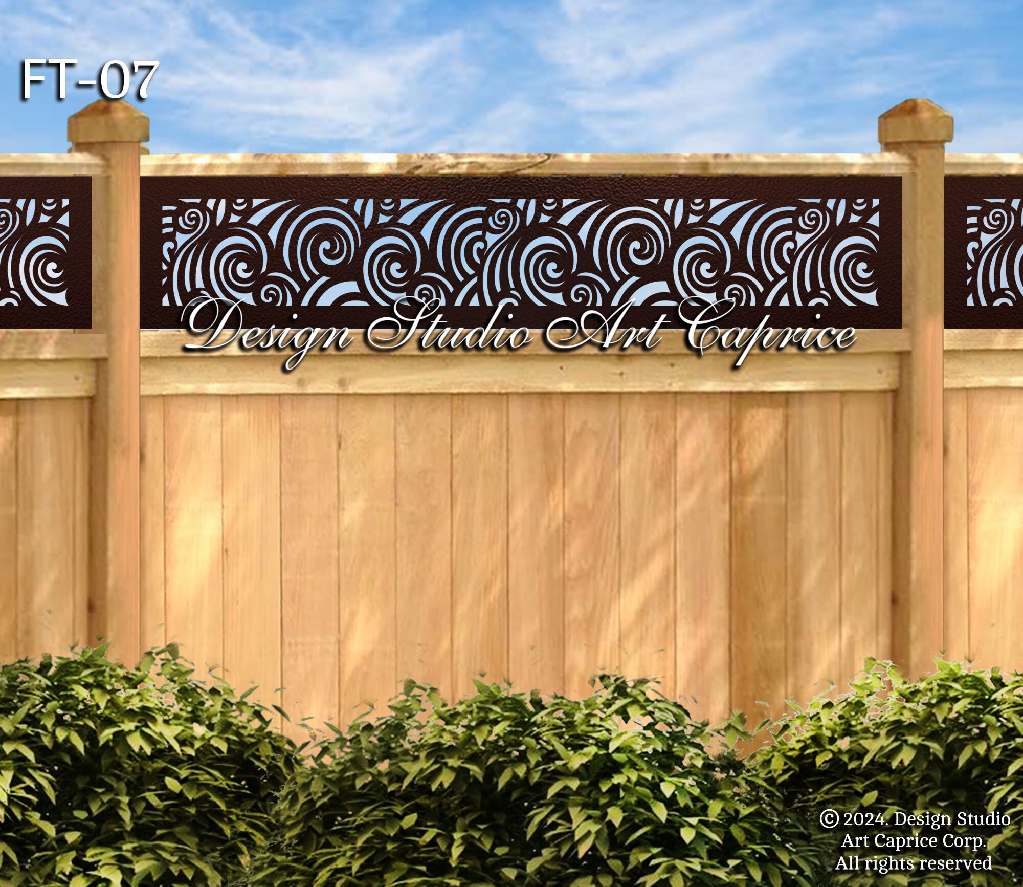 Aluminum Fence Topper /custom Order/ Metal Privacy Screen /fencing ...