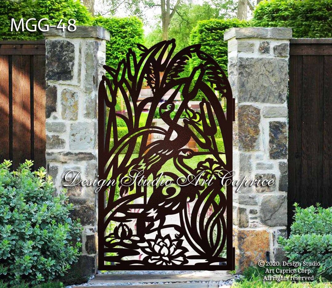 Custom Metal Entry Gate / Artistic & Unique Design / Made-to-order ...