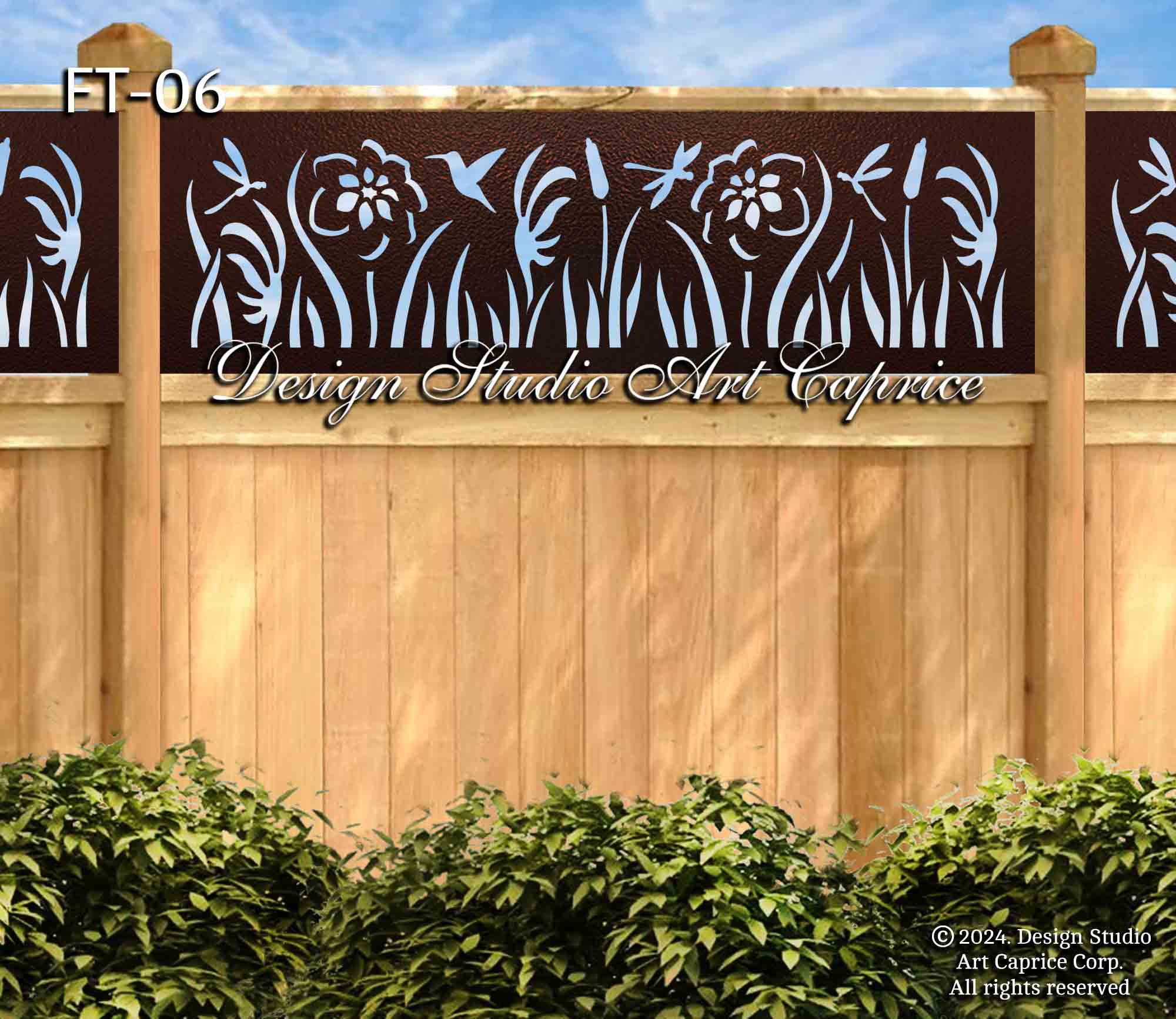 Aluminum Fence Topper /custom Order/ Metal Privacy Screen /fencing ...