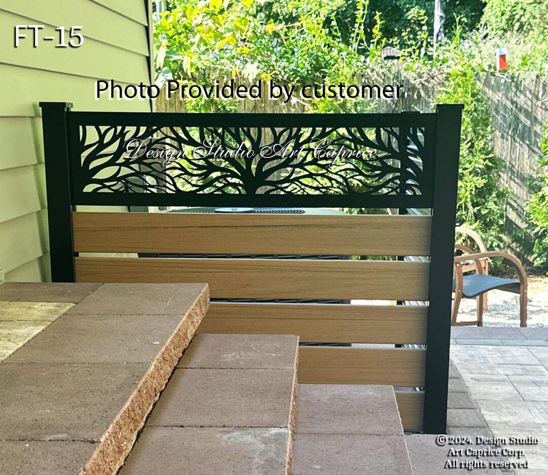 Aluminum Fence Topper /custom Order/ Metal Privacy Screen /fencing ...