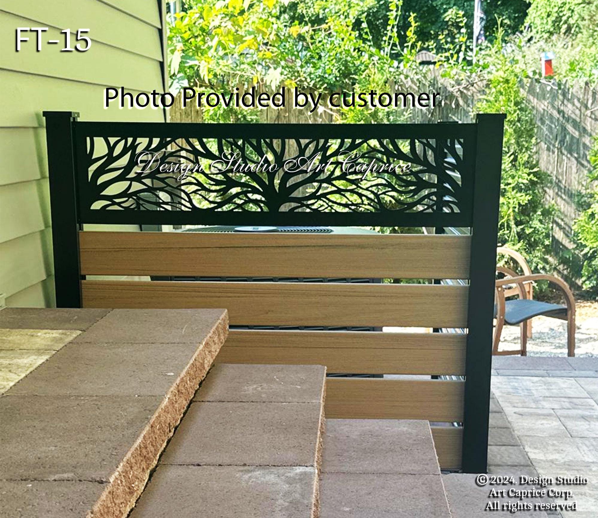 Aluminum Fence Topper /custom Order/ Metal Privacy Screen /fencing ...