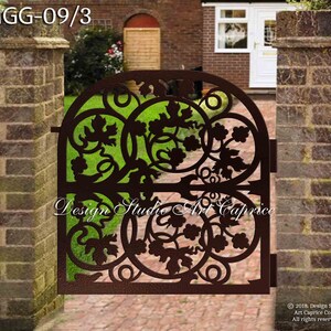 Custom Metal Entry Gate / Artistic & Unique Design / Made-to-order ...