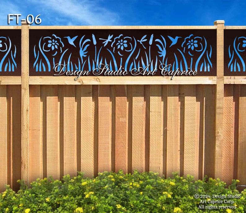 Aluminum Fence Topper /custom Order/ Metal Privacy Screen /fencing ...