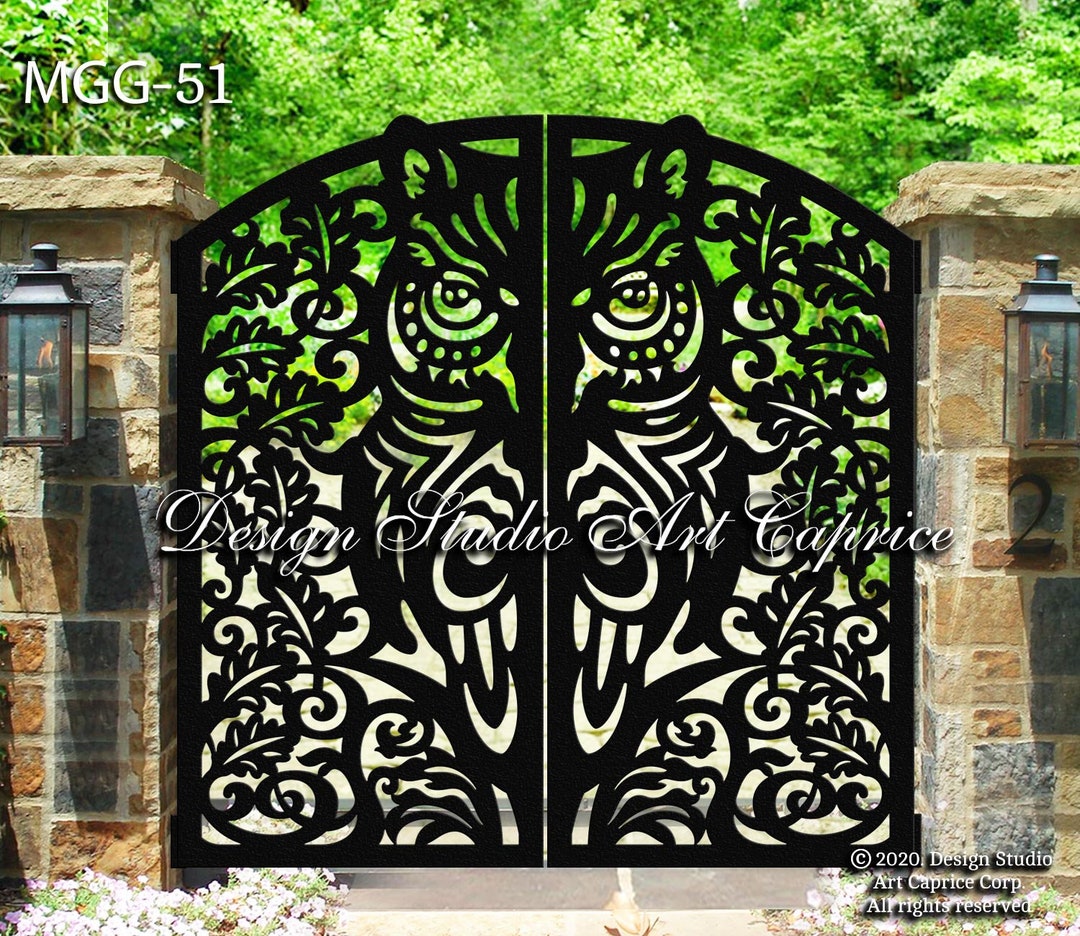 Metal Garden Gate Pedestrian Walk Thru Entry Gate Metal Art - Etsy