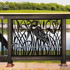 Metal Railing Panel / Deck Railing / Stair Railing / Custom Order ...