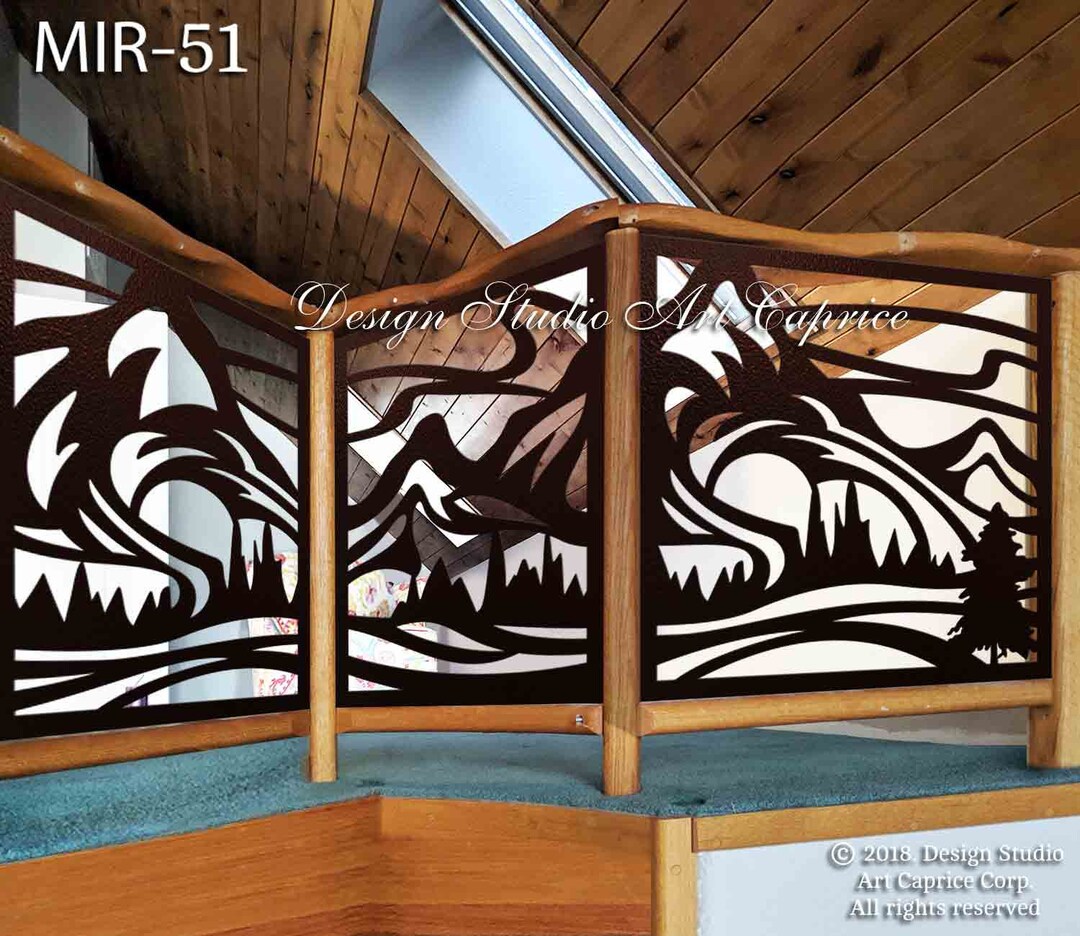 Modern Interior Railings/ Staircase Decorative Panel Inserts/ Custom ...