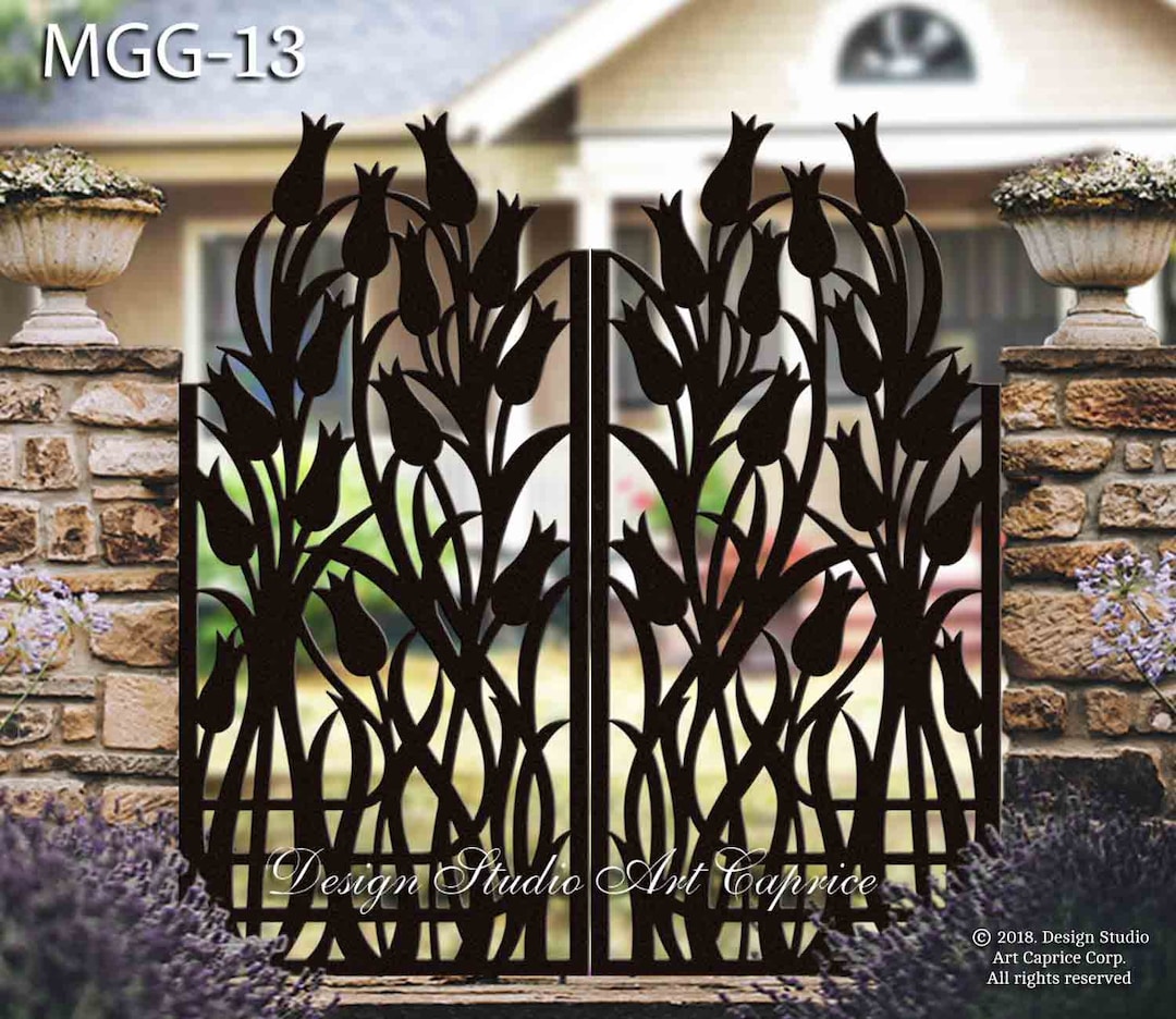 Custom Metal Entry Gate / Artistic & Unique Design / Made-to-order ...