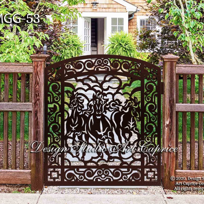Metal Art Tree Gate - Etsy