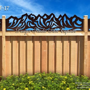 Aluminum Fence Topper /custom Order/ Metal Privacy Screen /fencing ...