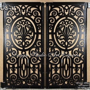 Custom Metal Entry Gate / Artistic & Unique Design / Made-to-order ...