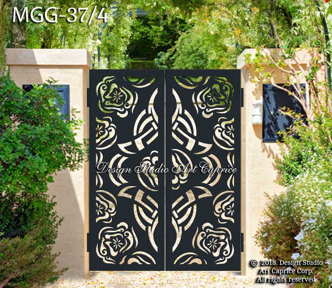 Custom Metal Entry Gate / Artistic & Unique Design / Made-to-order ...