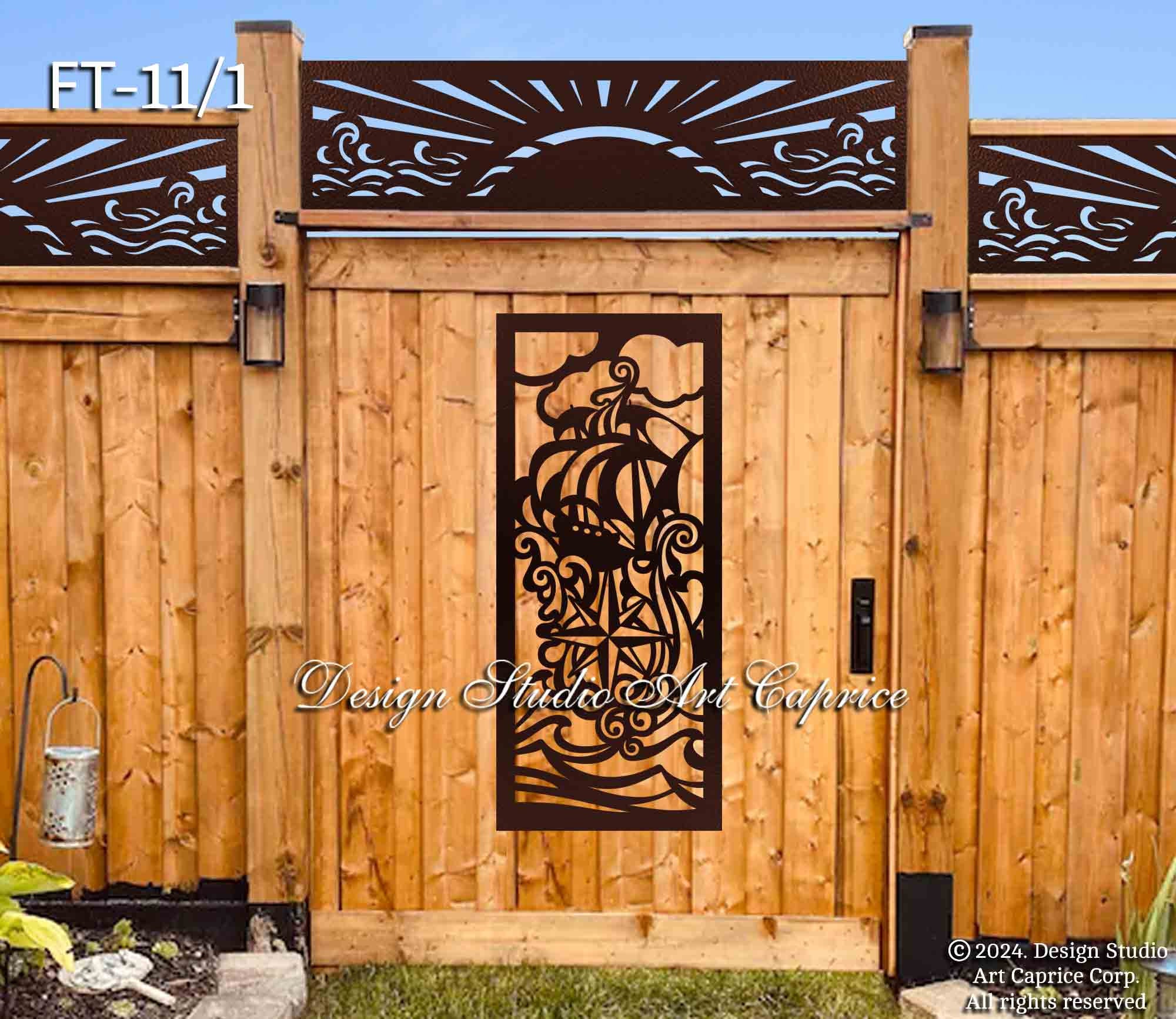 Aluminum Fence Topper /custom Order/ Metal Privacy Screen /fencing ...
