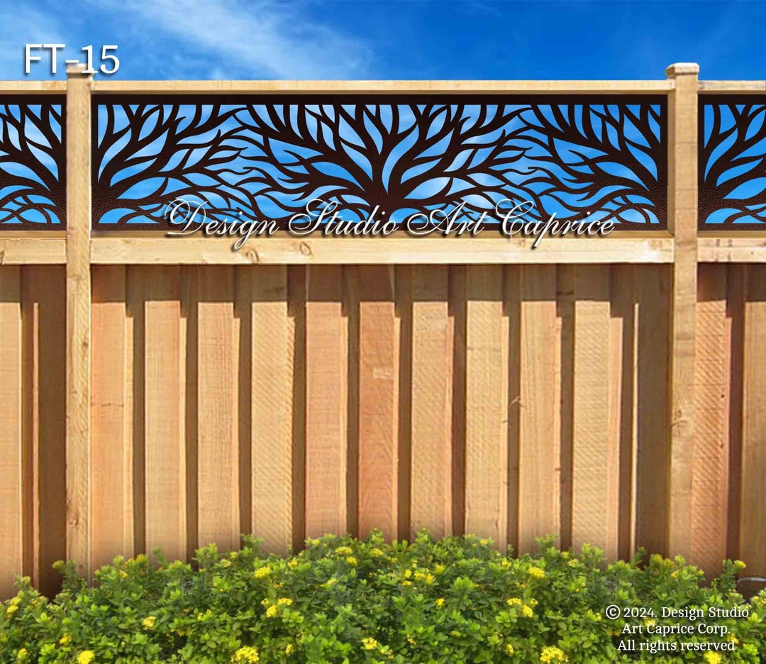 Aluminum Fence Topper /custom Order/ Metal Privacy Screen /fencing ...