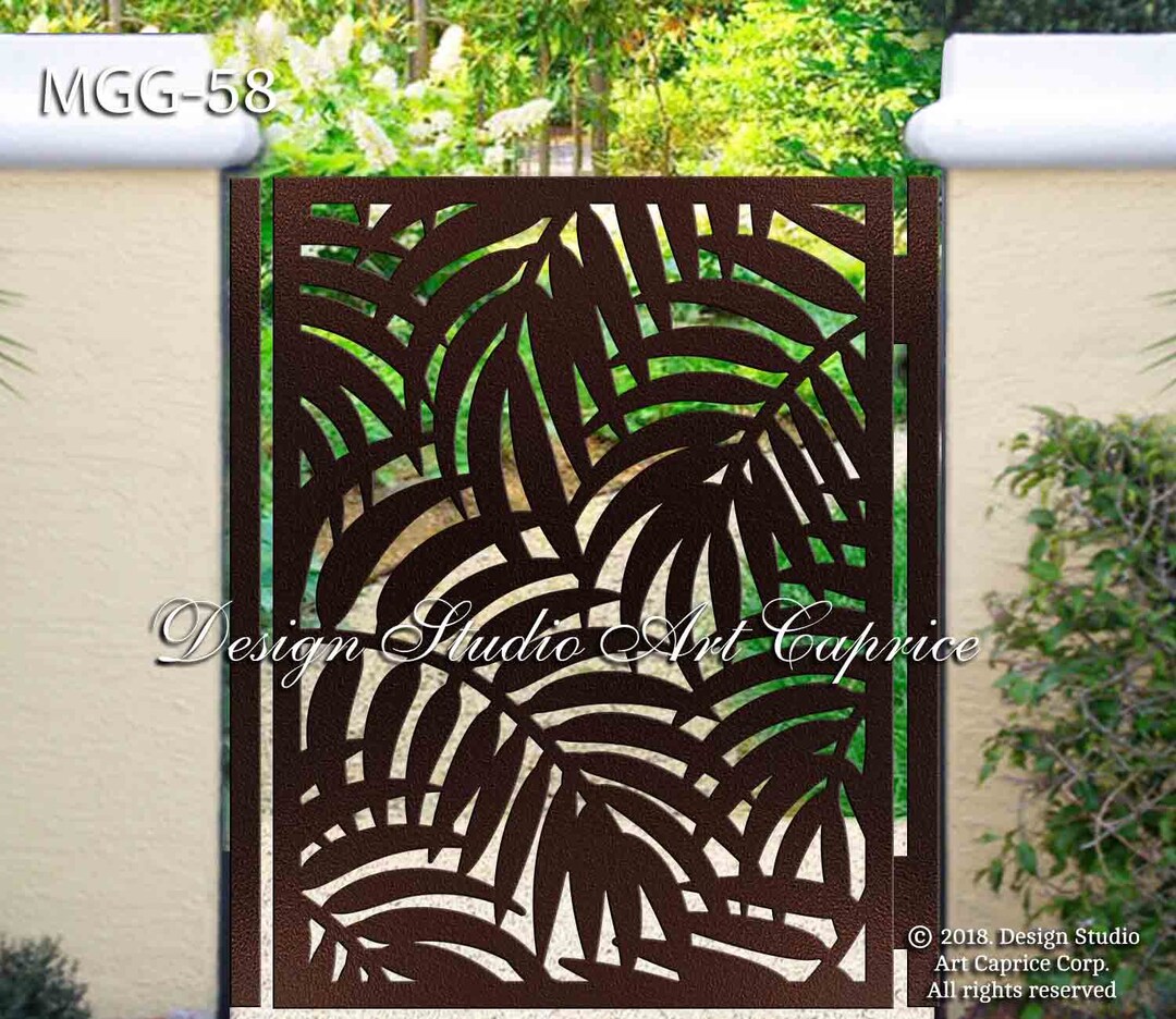 Custom Metal Entry Gate / Artistic & Unique Design / Made-to-order ...