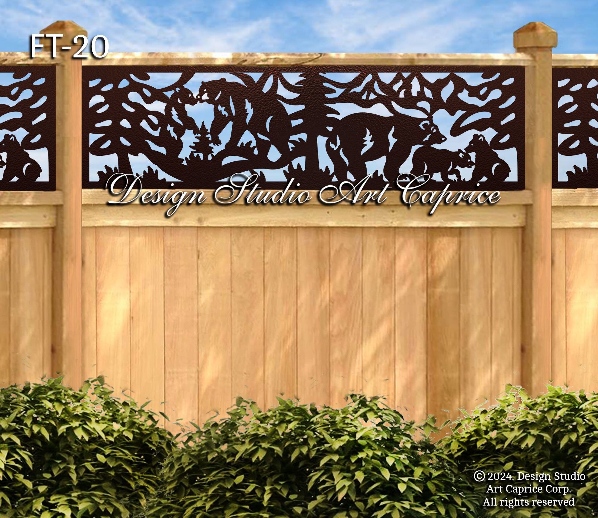 Aluminum Fence Topper /custom Order/ Metal Privacy Screen /fencing ...