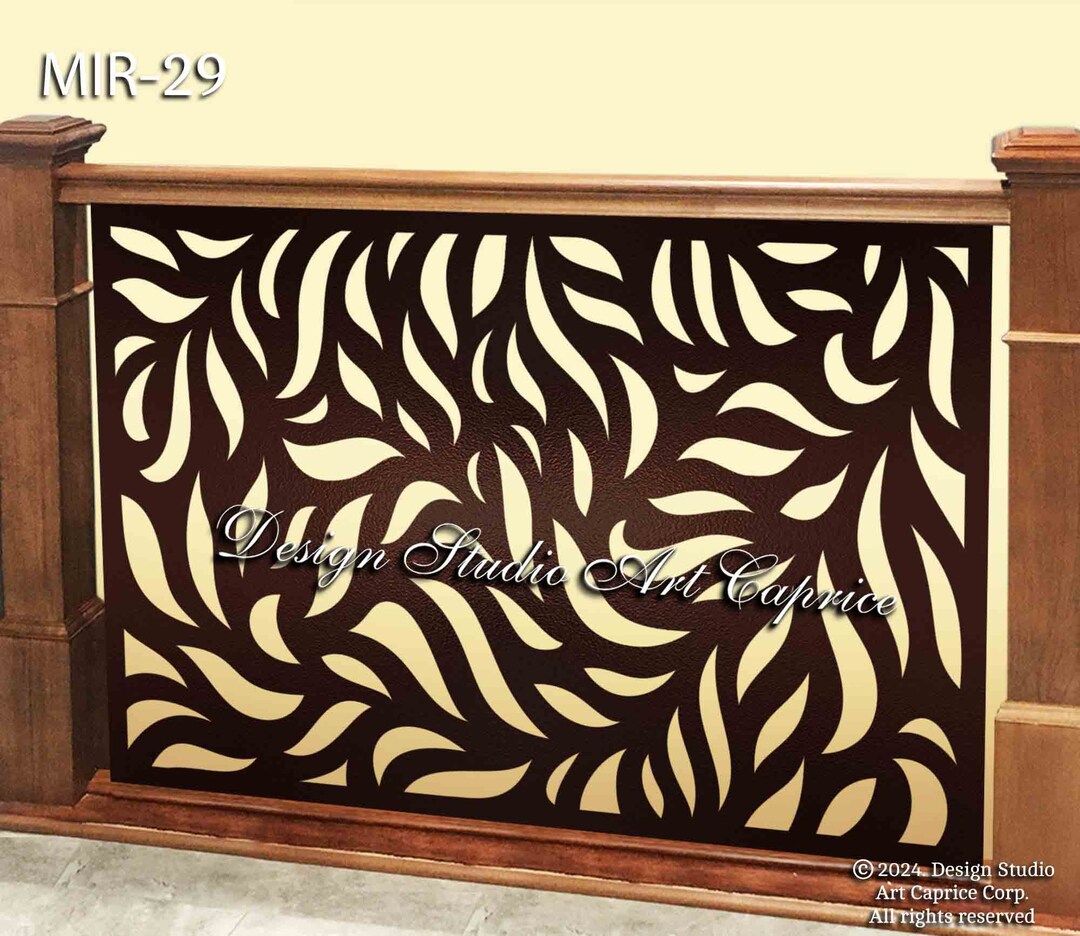 Stair Railing Interior / Metal Railing Panel Inserts / Deck Railing ...