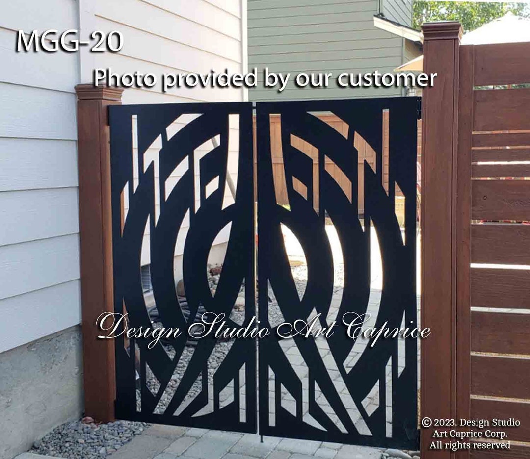 Custom Metal Entry Gate / Artistic & Unique Design / Made-to-order ...