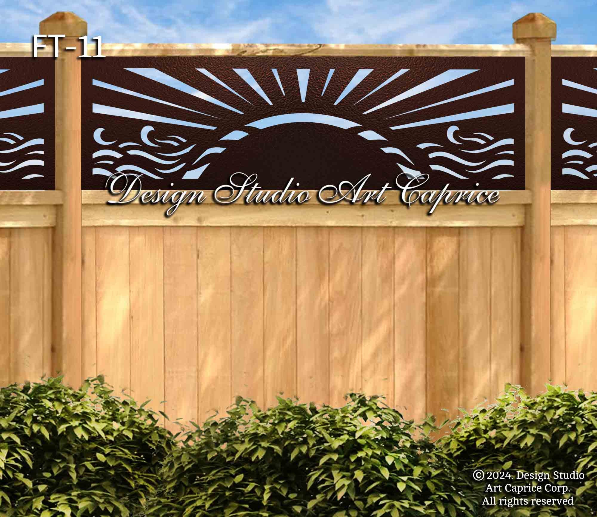 Aluminum Fence Topper /custom Order/ Metal Privacy Screen /fencing ...