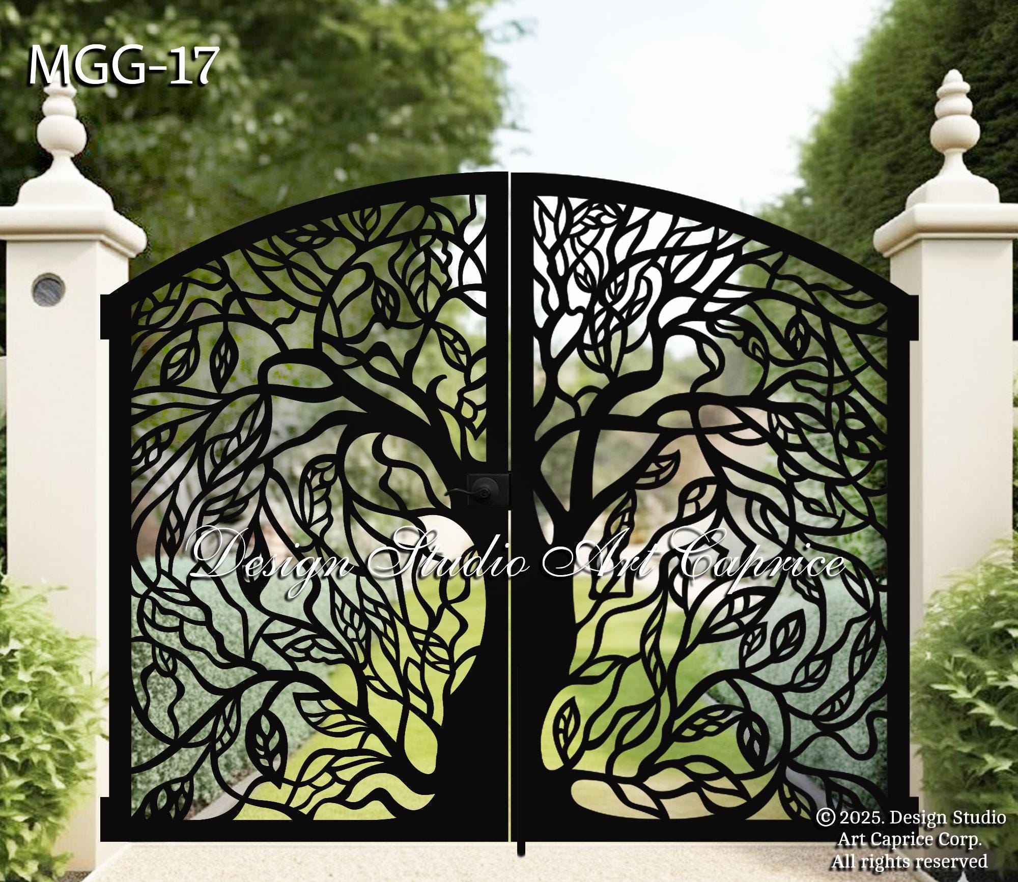 Tree /custom Metal Entry Gate / Artistic & Unique Design / Made-to ...