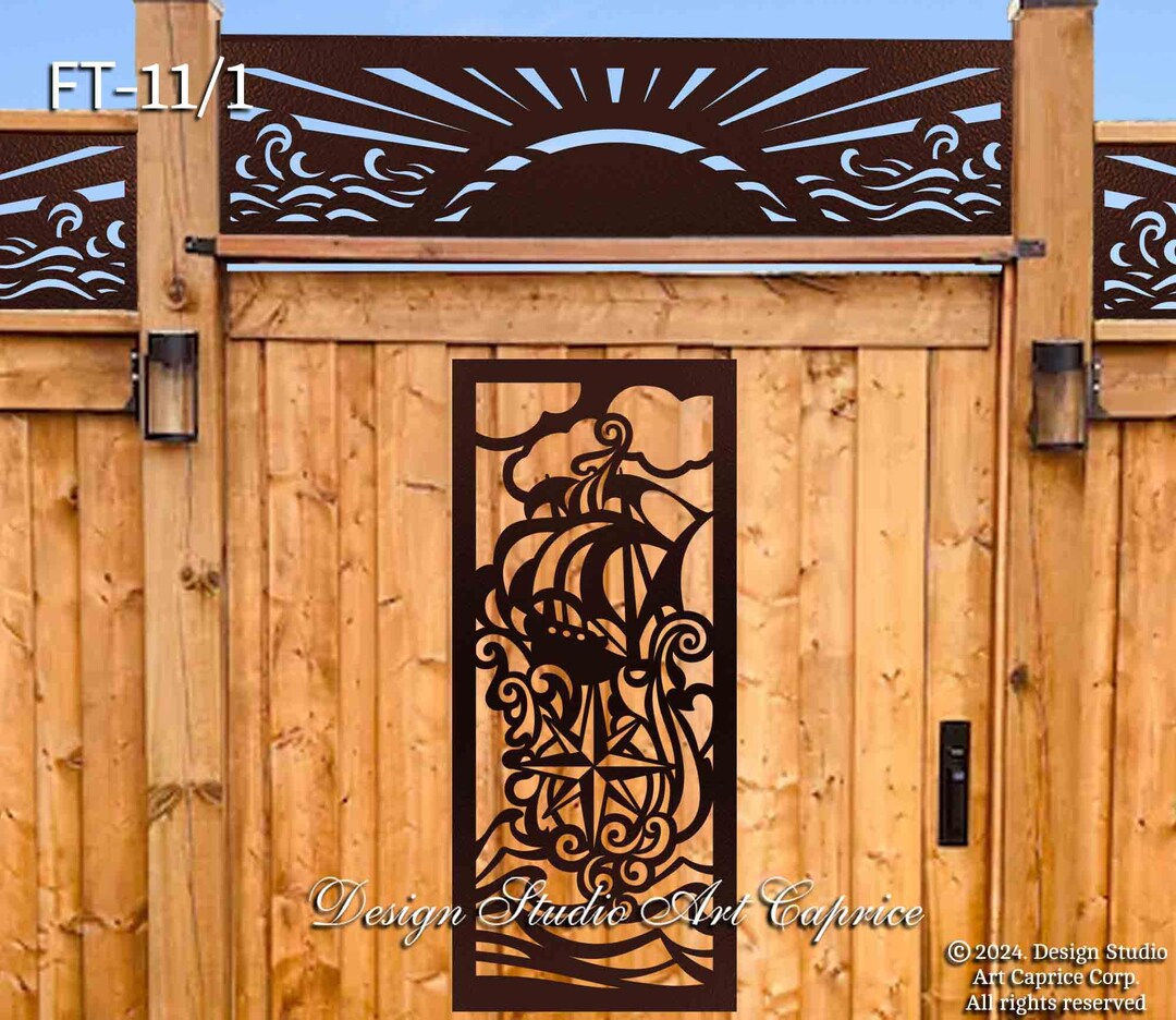 Aluminum Fence Topper /custom Order/ Metal Privacy Screen /fencing ...