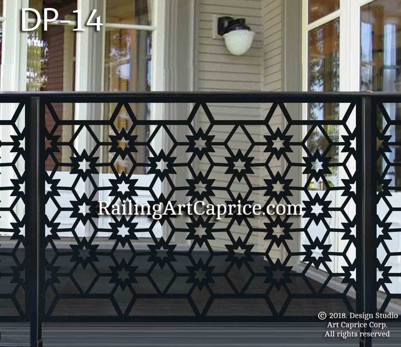 Metal Railing Panel | Balcony Insert | Deck Panel | Privacy Screen ...