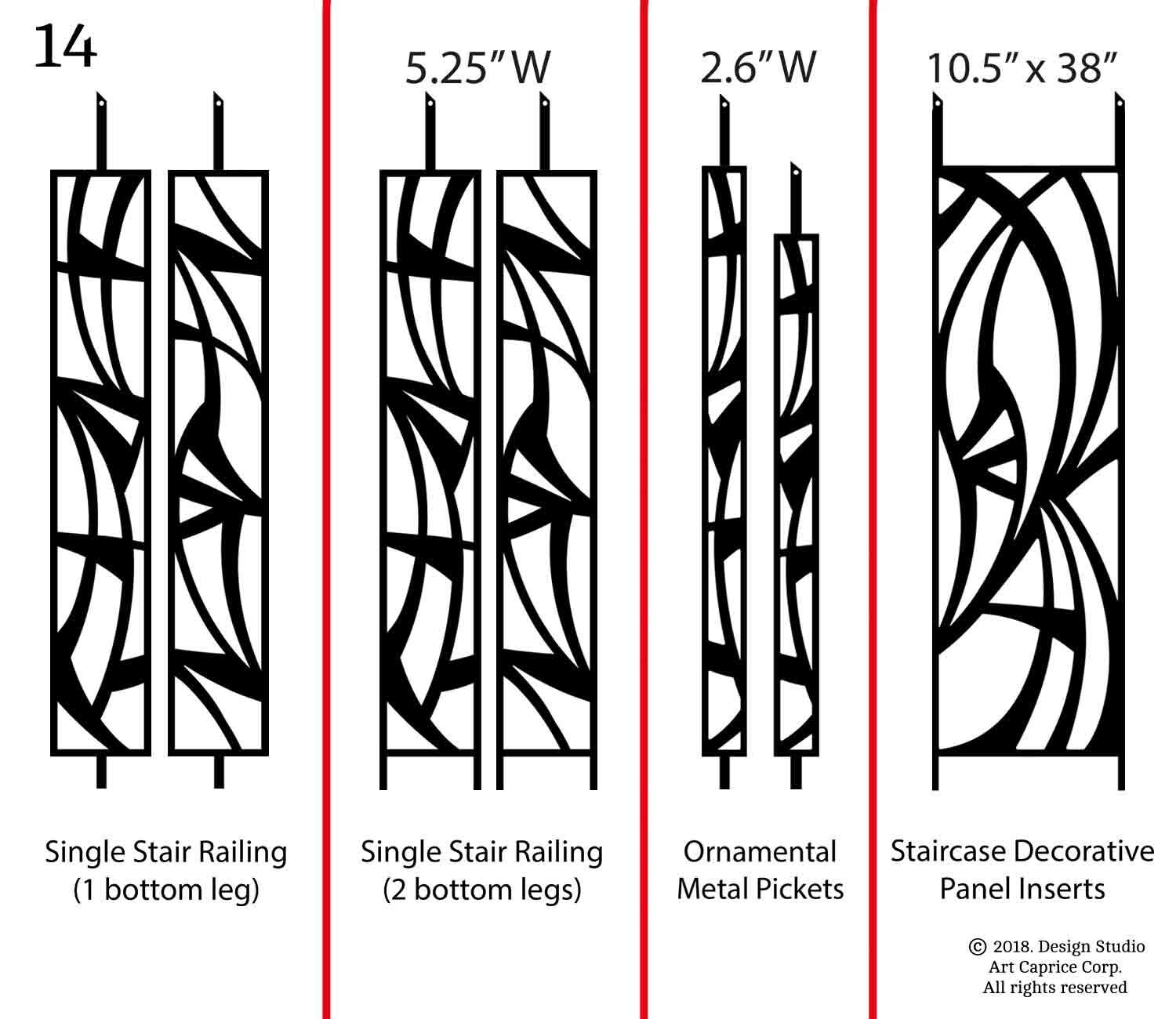 Modern Interior Railings/ Staircase Decorative Panel Inserts/ - Etsy Canada