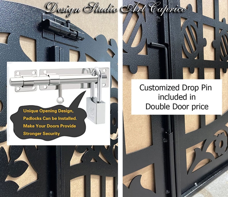 Custom Metal Entry Gate / Artistic & Unique Design / Made-to-order ...