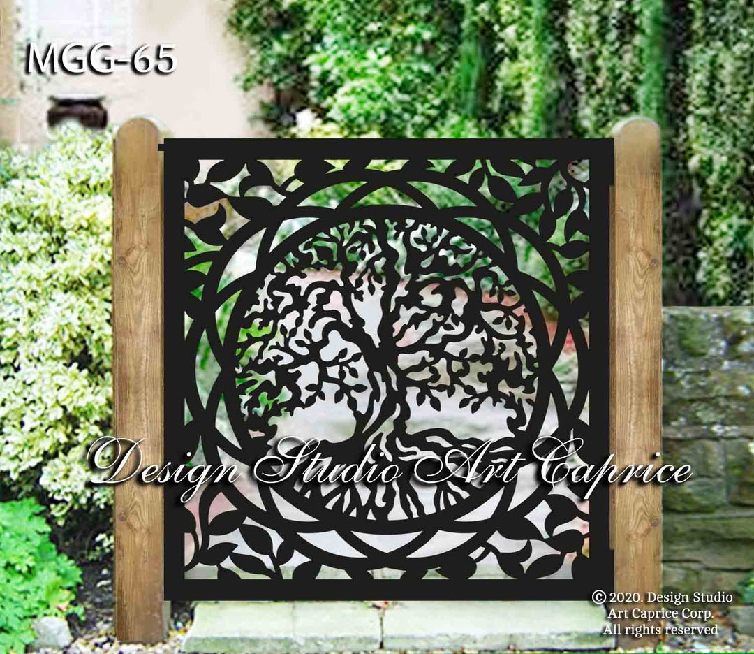 Custom Metal Entry Gate / Artistic & Unique Design / Made-to-order ...