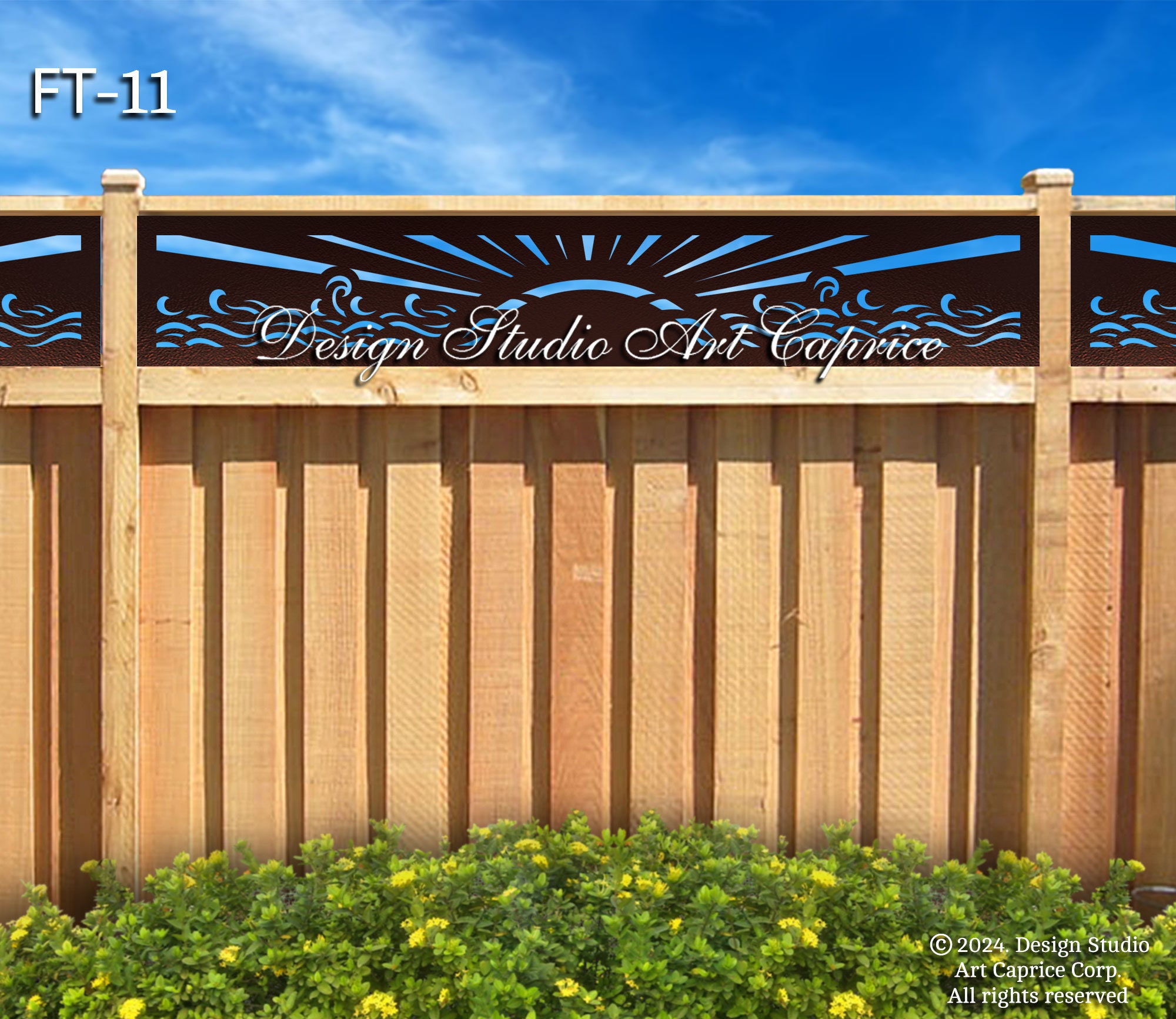 Aluminum Fence Topper /custom Order/ Metal Privacy Screen /fencing ...