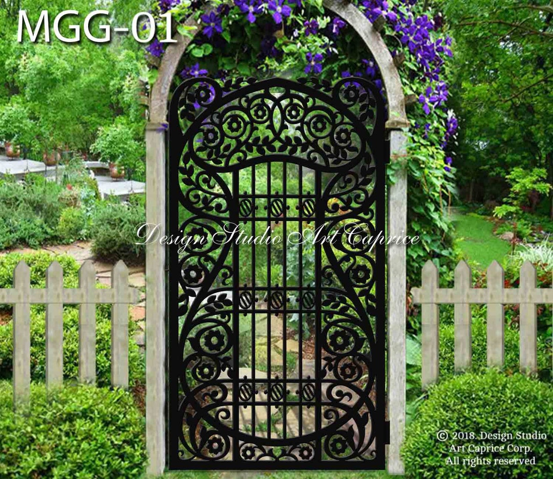 Custom Metal Entry Gate / Artistic & Unique Design / Made-to-order ...