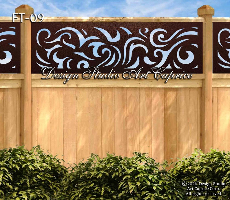 Aluminum Fence Topper /custom Order/ Metal Privacy Screen /fencing ...