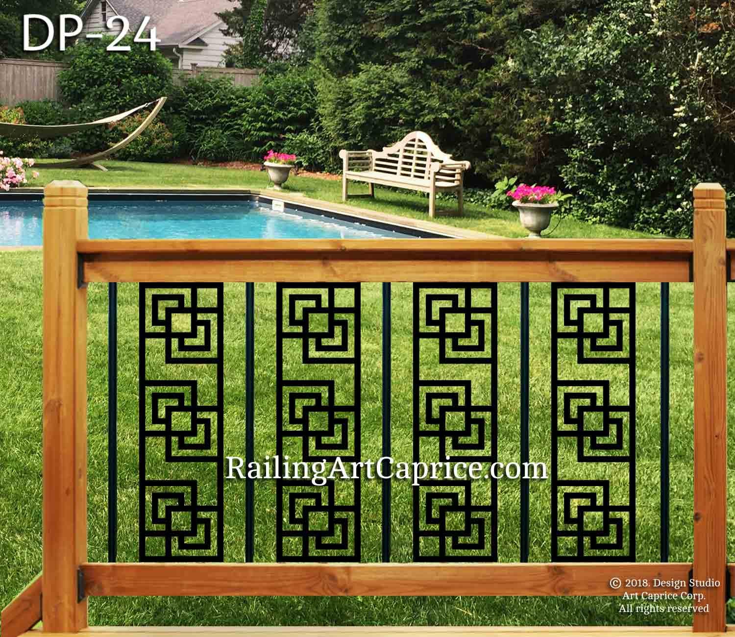 Metal Railing Panel | Balcony Insert | Deck Panel | Screen | Fence ...