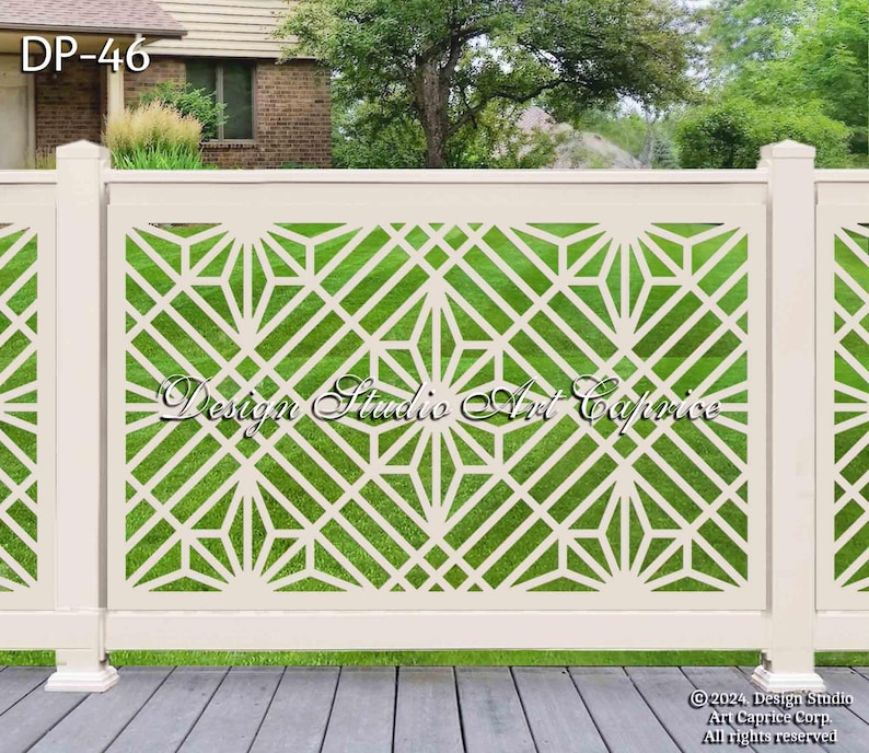 Balcony Panel Insert | Metal Railing Panel |deck Panel | Privacy Screen ...