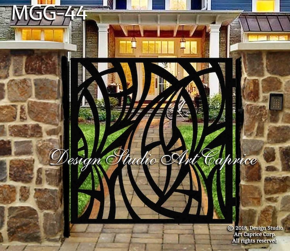 Artistic Gate Design Iron