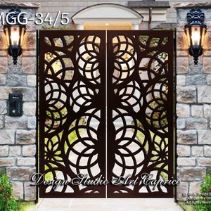 Custom Metal Entry Gate / Artistic & Unique Design / Made-to-order ...