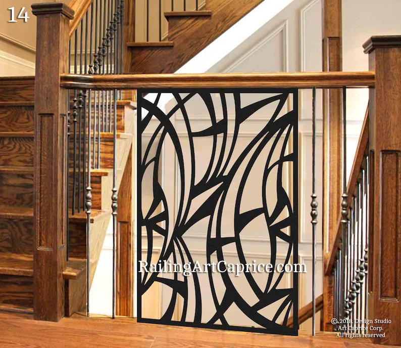 Modern Interior Railings/ Staircase Decorative Panel Inserts/ Metal ...