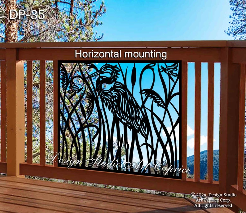 Metal Railing Panel / Deck Railing / Stair Railing / Custom Order ...