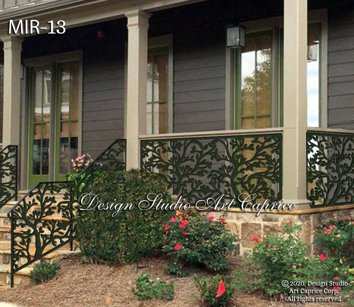 Metal Railing Panel / Balcony / Deck Panel / Panel Insert/ Custom Order ...