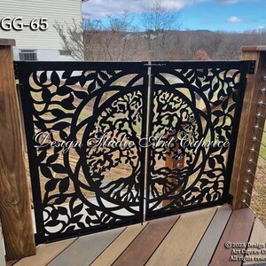 Custom Metal Entry Gate / Artistic & Unique Design / Made-to-order ...
