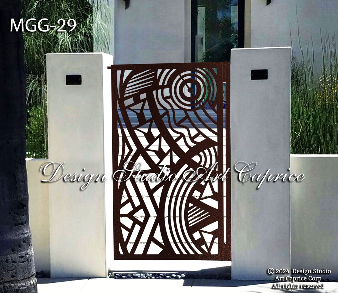 Custom Metal Entry Gate / Artistic & Unique Design / Made-to-order ...