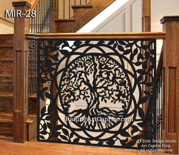 Forged Iron Rustic Branch Railing Sold by Linear Ft, Stair Railing ...