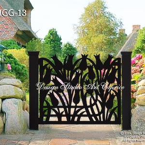 Custom Metal Entry Gate / Artistic & Unique Design / Made-to-order ...