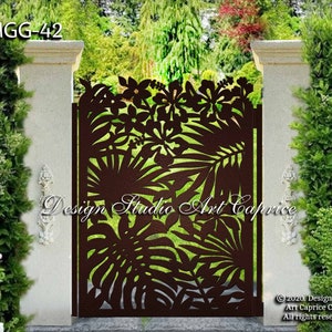 Custom Metal Entry Gate / Artistic & Unique Design / Made-to-order ...